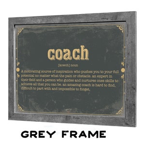 Coach Word Definition Wall Art Gift for Coach Dictionary Artwork - Etsy