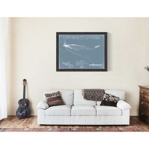 USS Nimitz CVN-68 Blueprint Wall Art - Original Carrier Print - Etsy