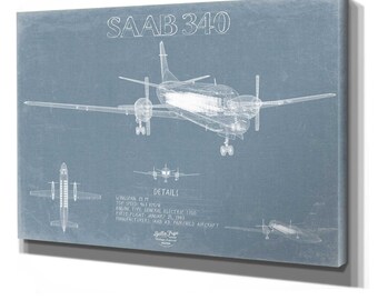 Saab 340 Wall Art - Etsy