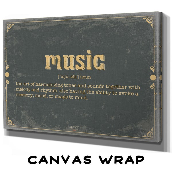 Music Definition Printable Art - Etsy