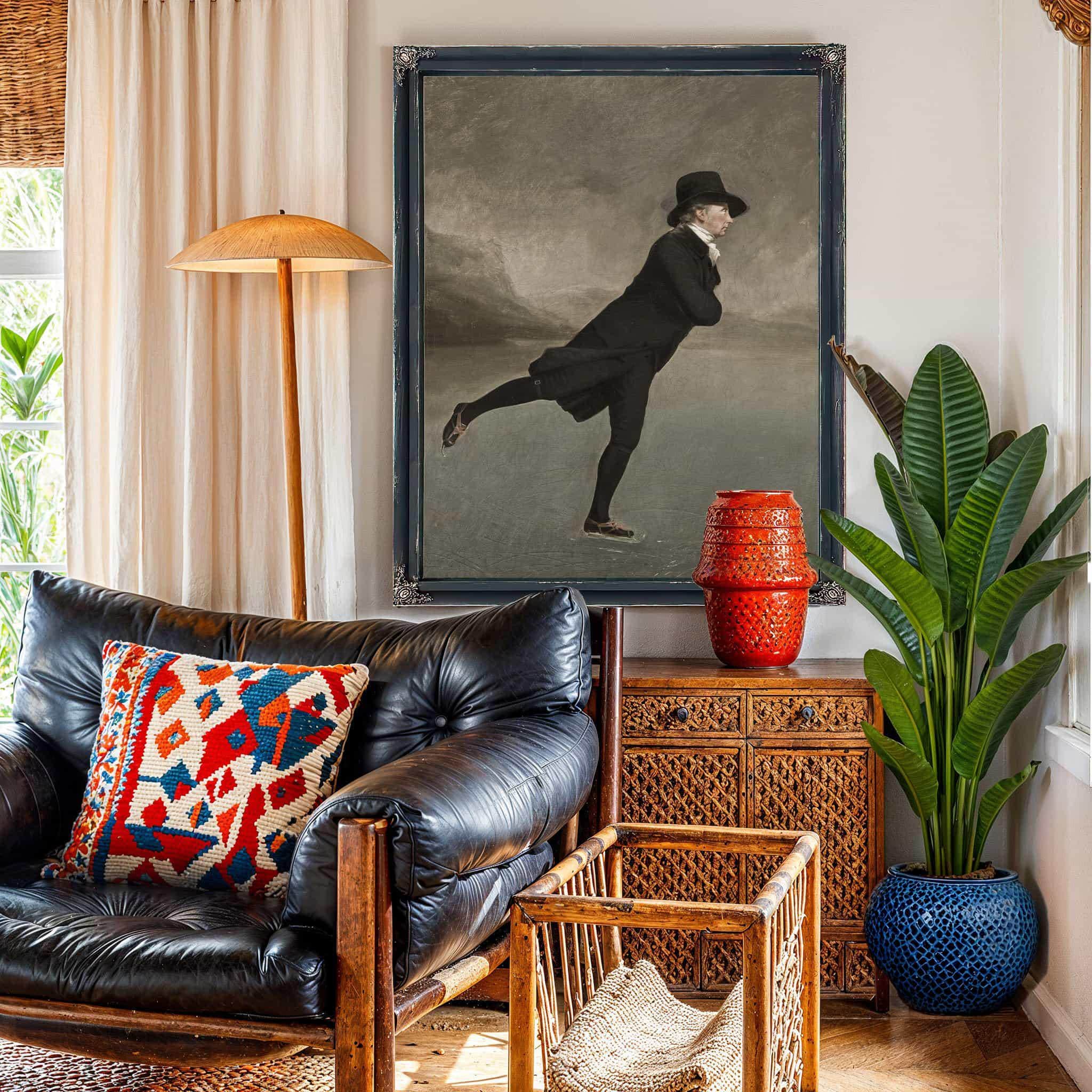 The Skating Minister Framed Art: Sir Henry Raeburn Painting, Scottish ...