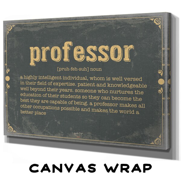 Professor Name Plate - Etsy