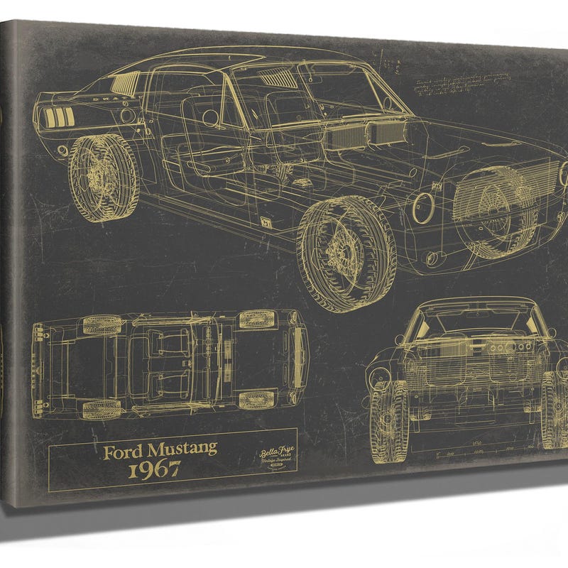 Ford Mustang Model 1967 - Etsy