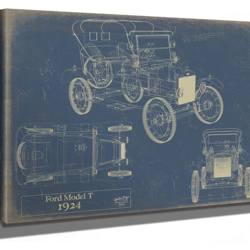 Ford Model T Truck Art - Etsy