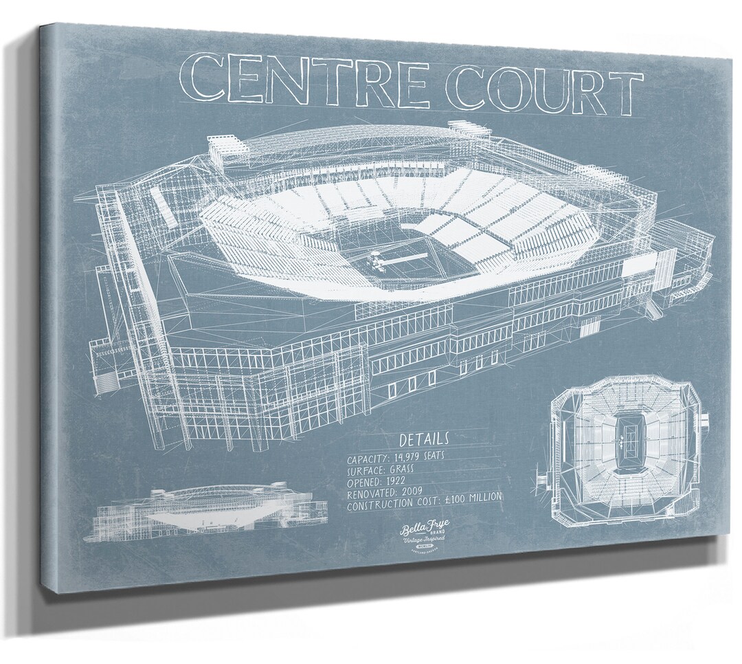Centre Court Wall Art - Original All England Club Print - Etsy