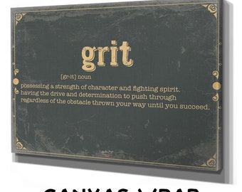 Grit Word Art - Etsy