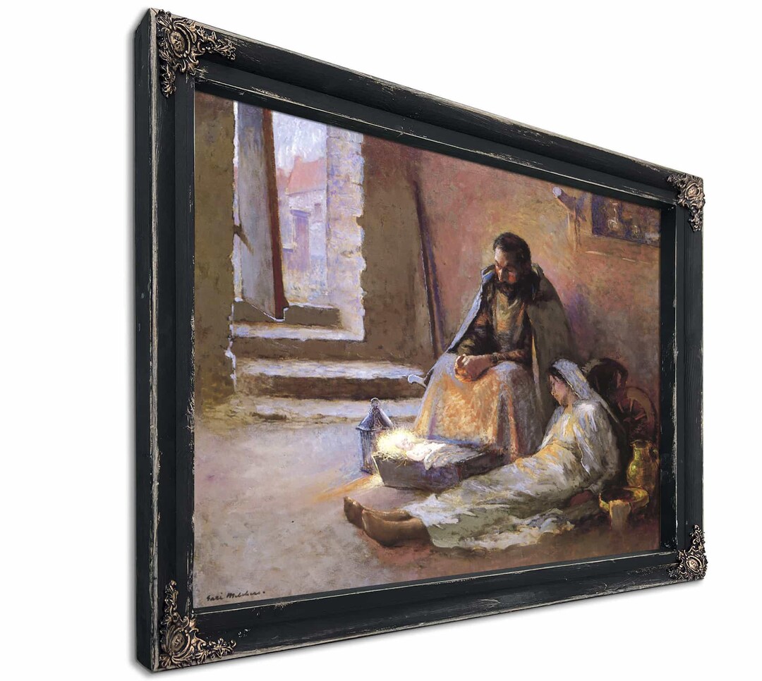 The Nativity by Gari Melchers – Christmas Religious Wall Art – Holy ...