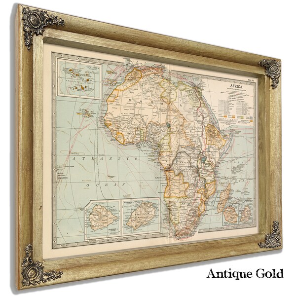 Framed Map - Etsy