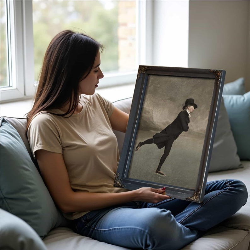 The Skating Minister Framed Art: Sir Henry Raeburn Painting, Scottish ...