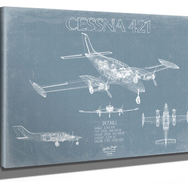 Cessna 421 Print - Etsy