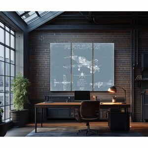 Pilatus PC-21 Aircraft Blueprint Wall Art - Original Aviation Plane ...