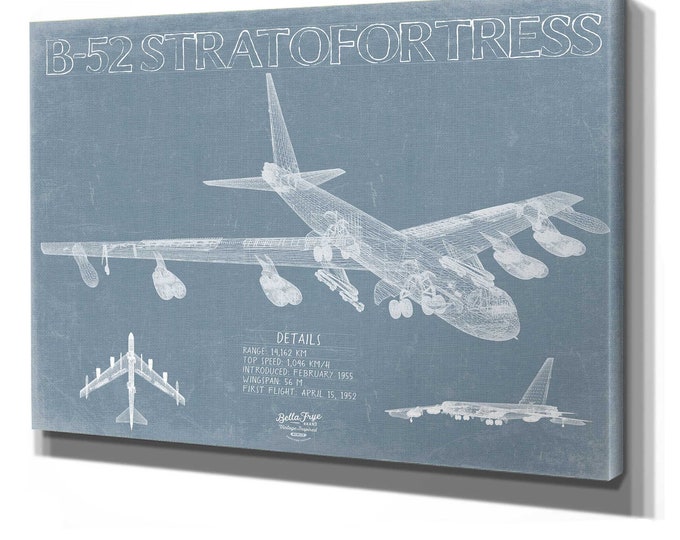 B-52D Decal front Bombs B52D Stratofortress BUFF Decal, B-52 Sticker ...