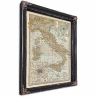 Framed Map - Etsy