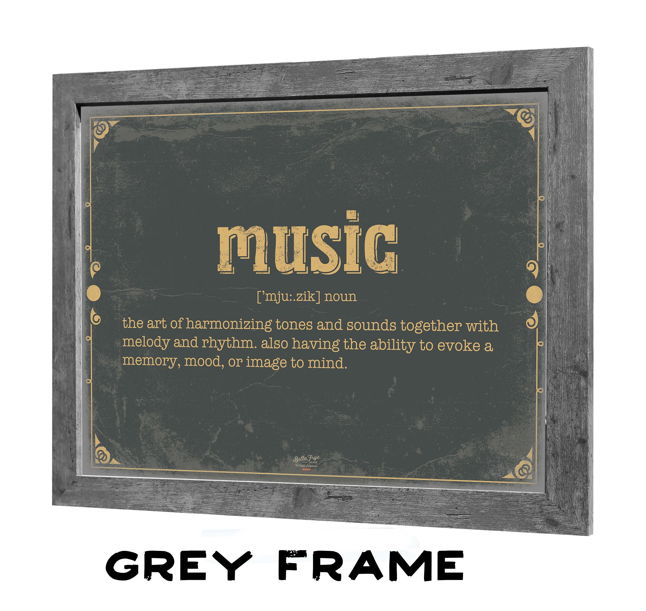 Music Word Definition Wall Art Gift for Music Dictionary - Etsy