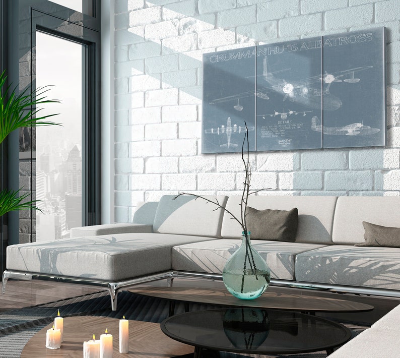 Grumman HU-16 Albatross Blueprint Wall Art Original Airplane - Etsy