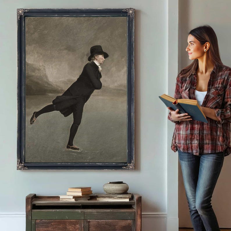 The Skating Minister Framed Art: Sir Henry Raeburn Painting, Scottish ...