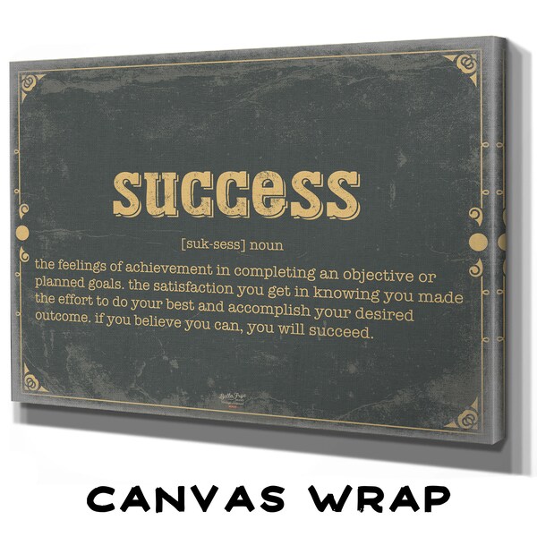 Success Definition Poster - Etsy