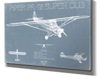 Piper PA-18 Super Cub angle 1 Version 2 Piper Super Cub - Etsy