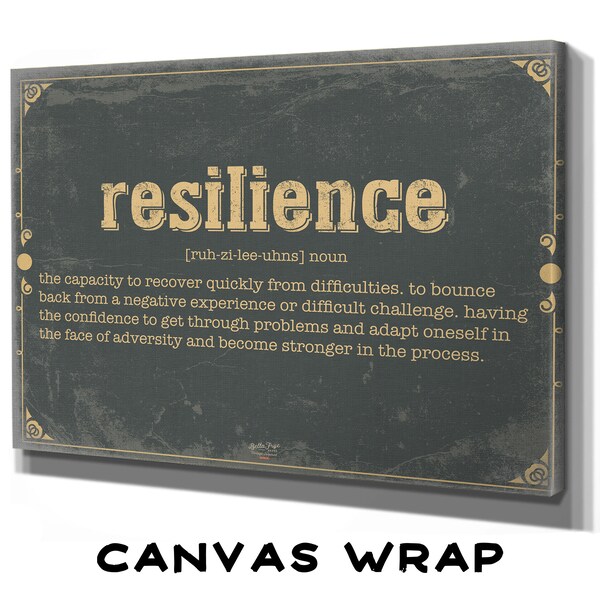 Resilience Definition Word Art - Etsy