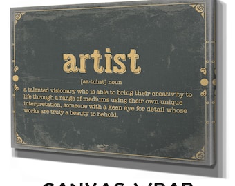 Tattoo Artist Word Definition Wall Art Gift for Tattoo - Etsy