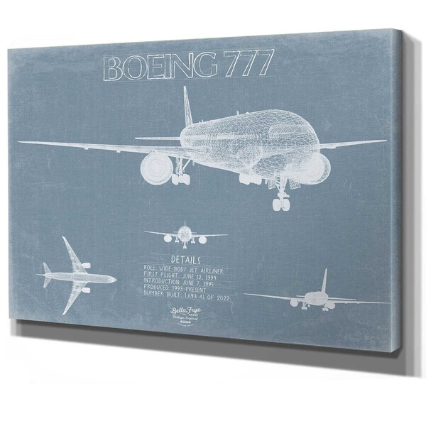 Boeing 777 Blueprint - Etsy