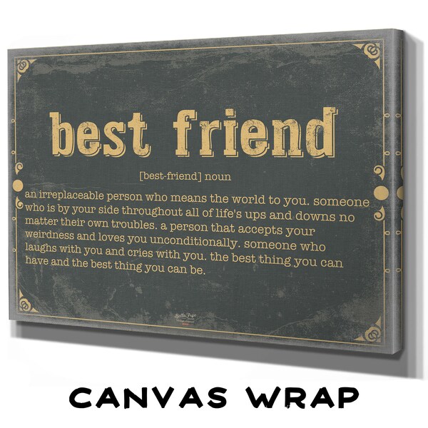 Best Friend Word Art - Etsy