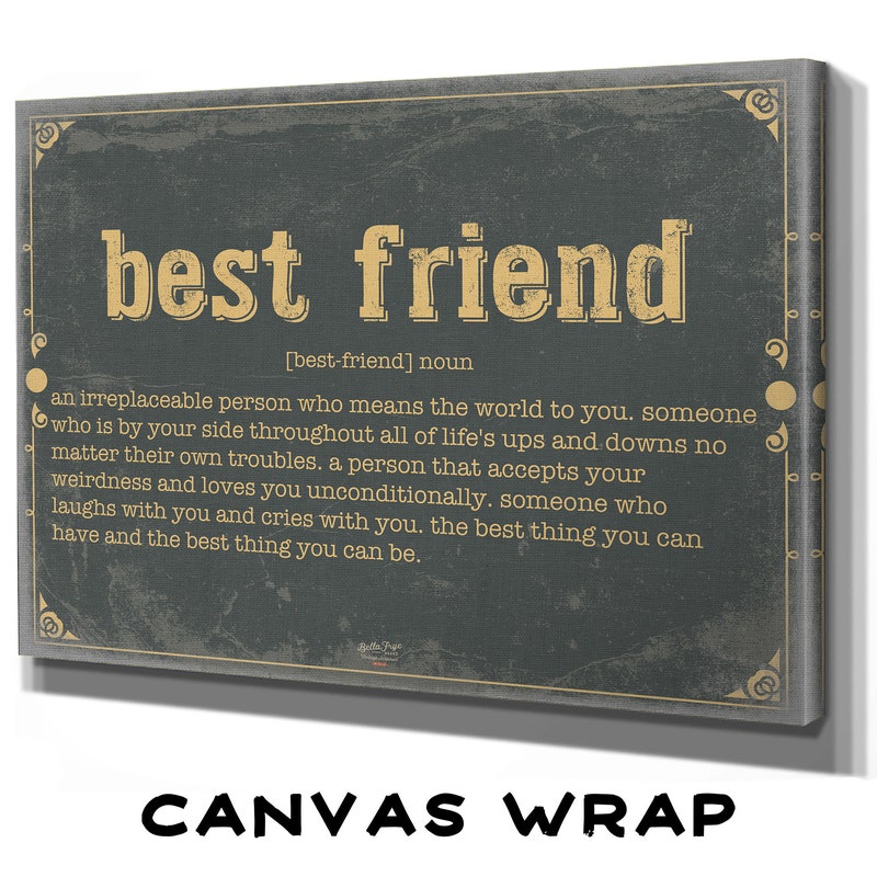 Friend Wall Art - Etsy