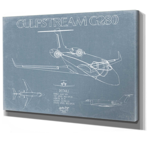Gulfstream Airplane Art - Etsy
