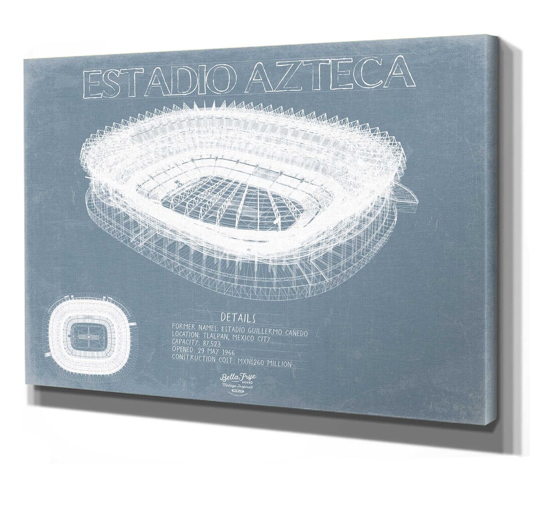 Estadio Azteca Wall Art - Original Mexico Soccer Team Print - Etsy