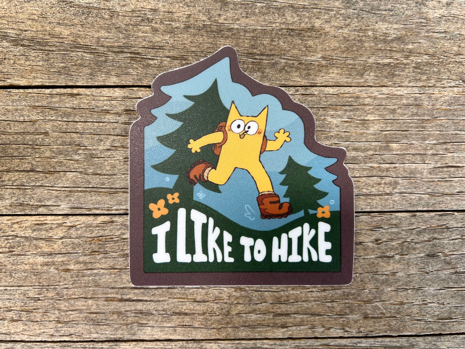 I Like to Hike Sticker - Etsy Canada