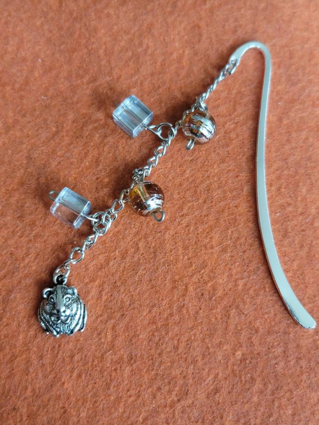 Guinea Pig Chain Bookmark - Etsy