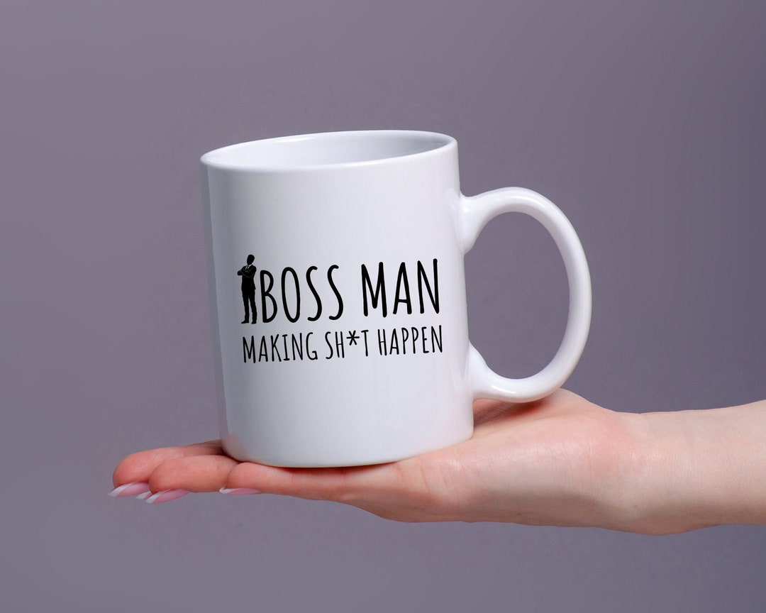 Boss Man Mug, Boss Mug, Funny Boss Gift, Boss Gift, Best Boss, Boss Day ...