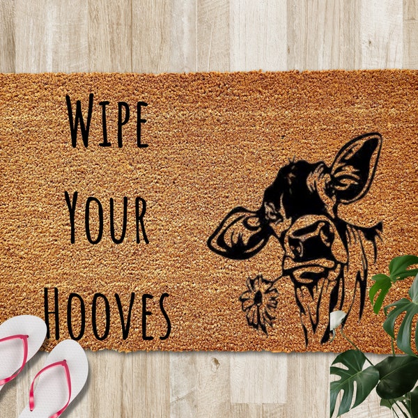 Funny Cow Welcome - Etsy