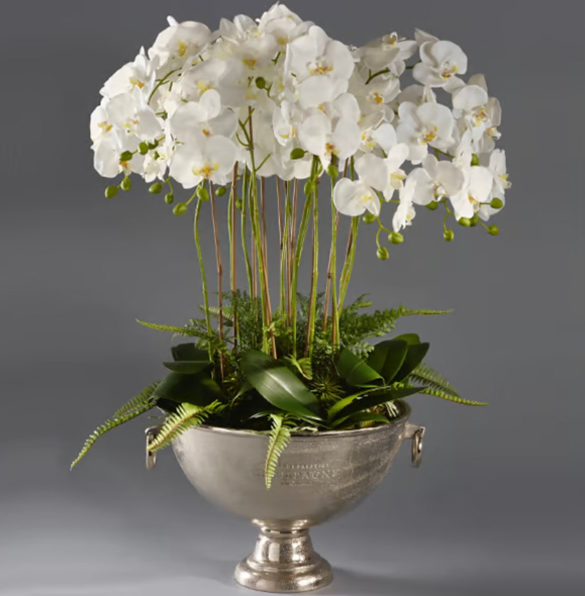 Artificial White Real Touch Orchid Luxurious Statement Arrangement - Etsy