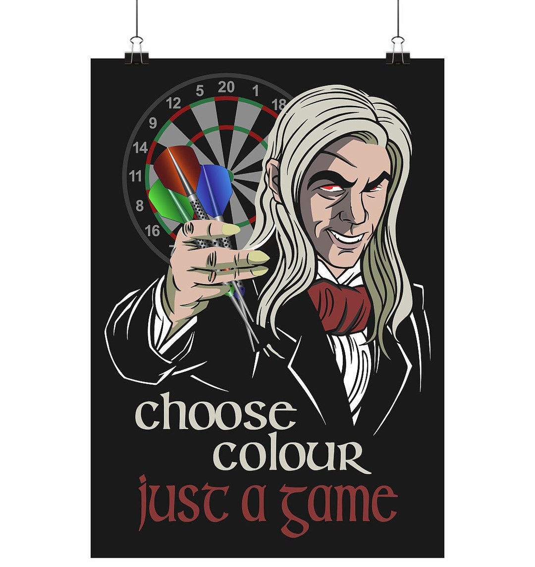 Dart Poster A4-A1 Mystic Style, Dart Choose Colour, Dart Design Just a ...