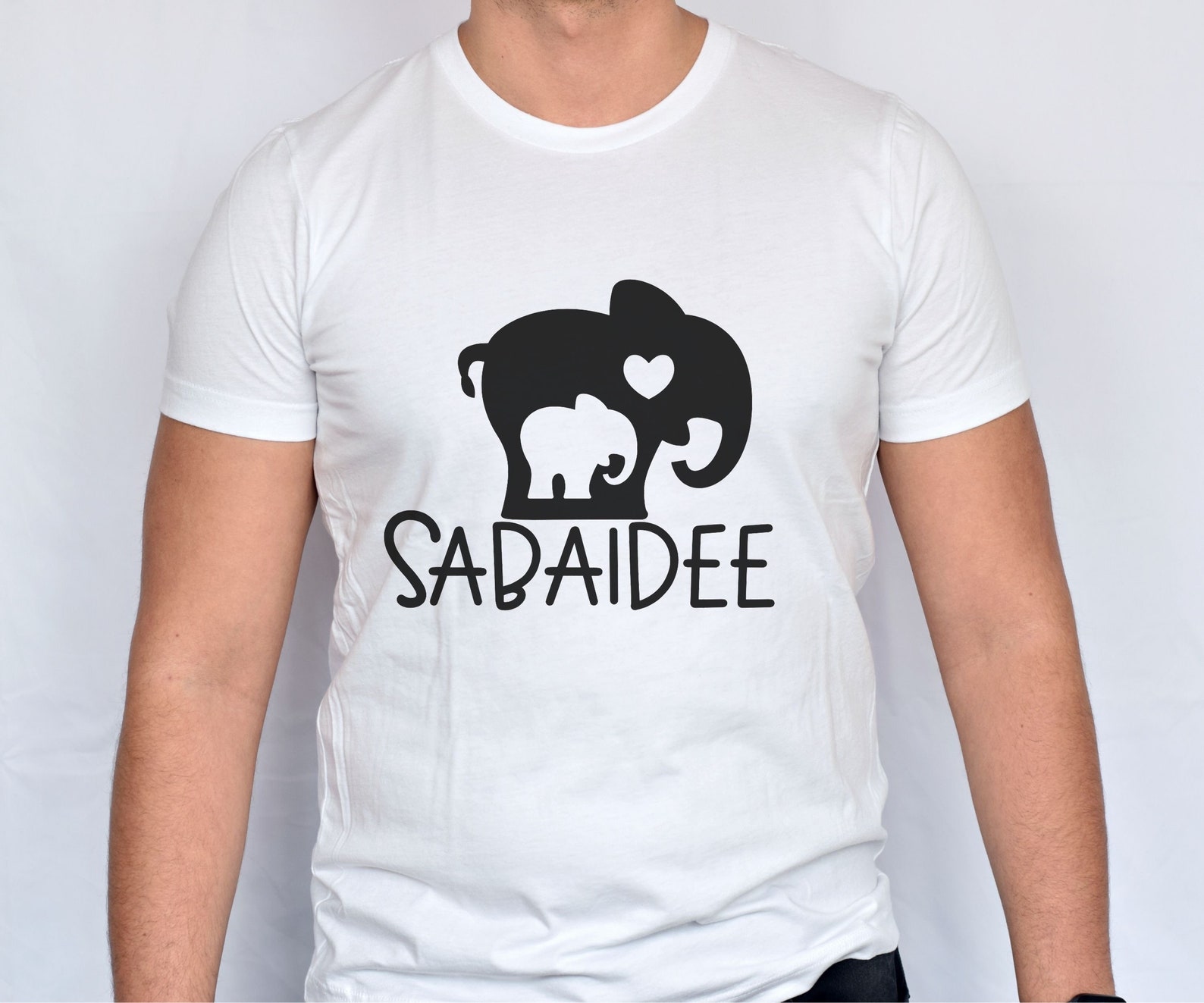 Sabaidee Hello Elephant Tee|lao T-shirt|lao Clothing|laos Pride|lao New Year|kawaii Clothing ...