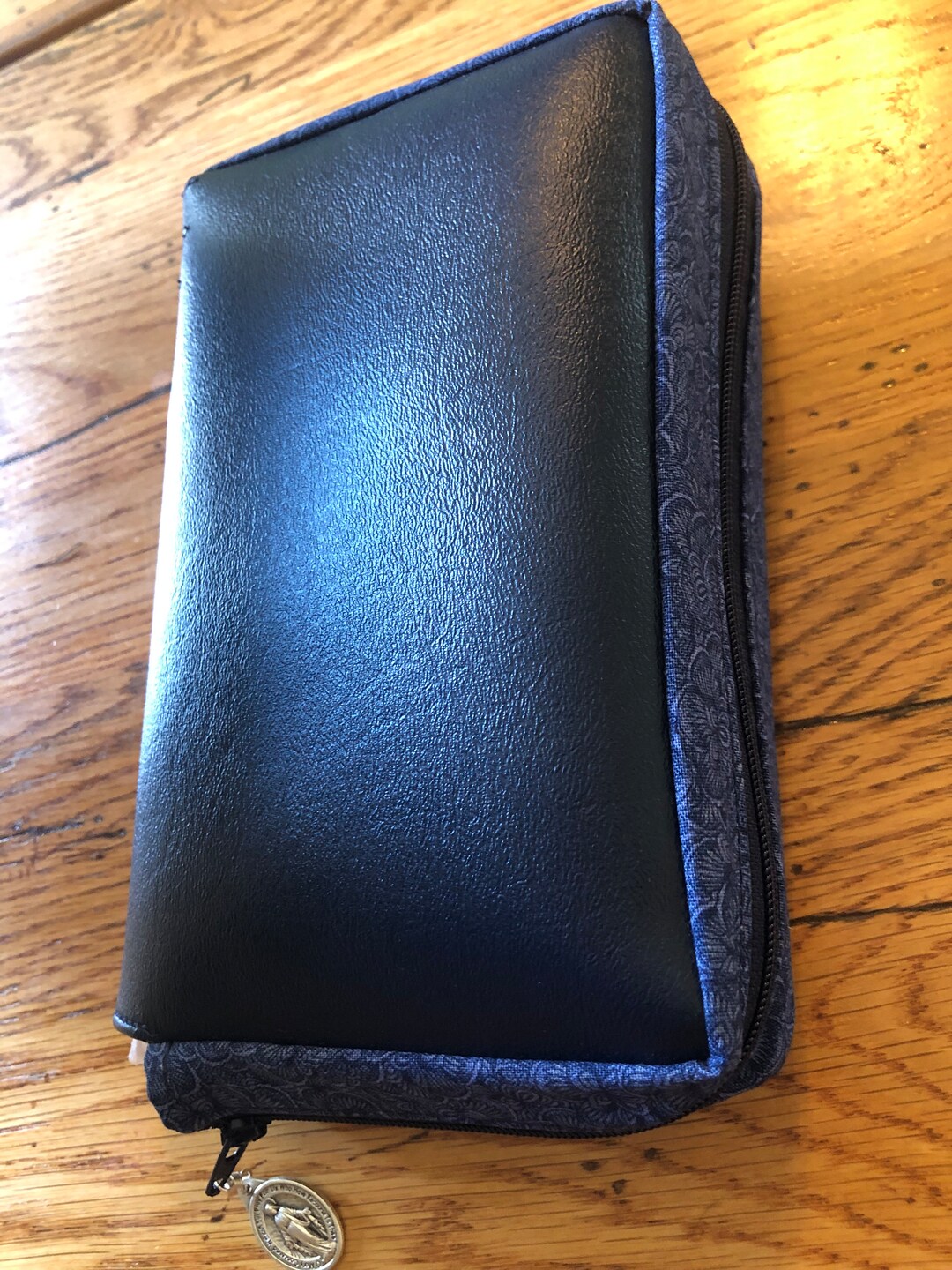 Navy Vinyl Missal Cover With Floral Fabric for LM Missals, Ord. Form ...