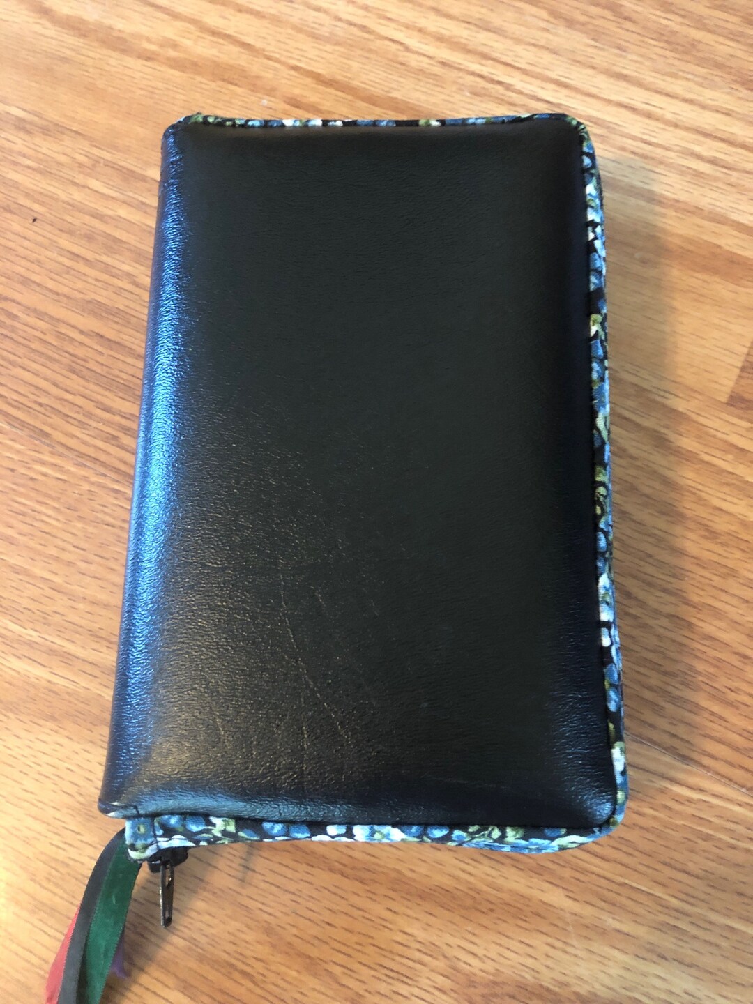 Black Vinyl Missal Cover With Aqua Floral for Latin Mass or Ordinary ...