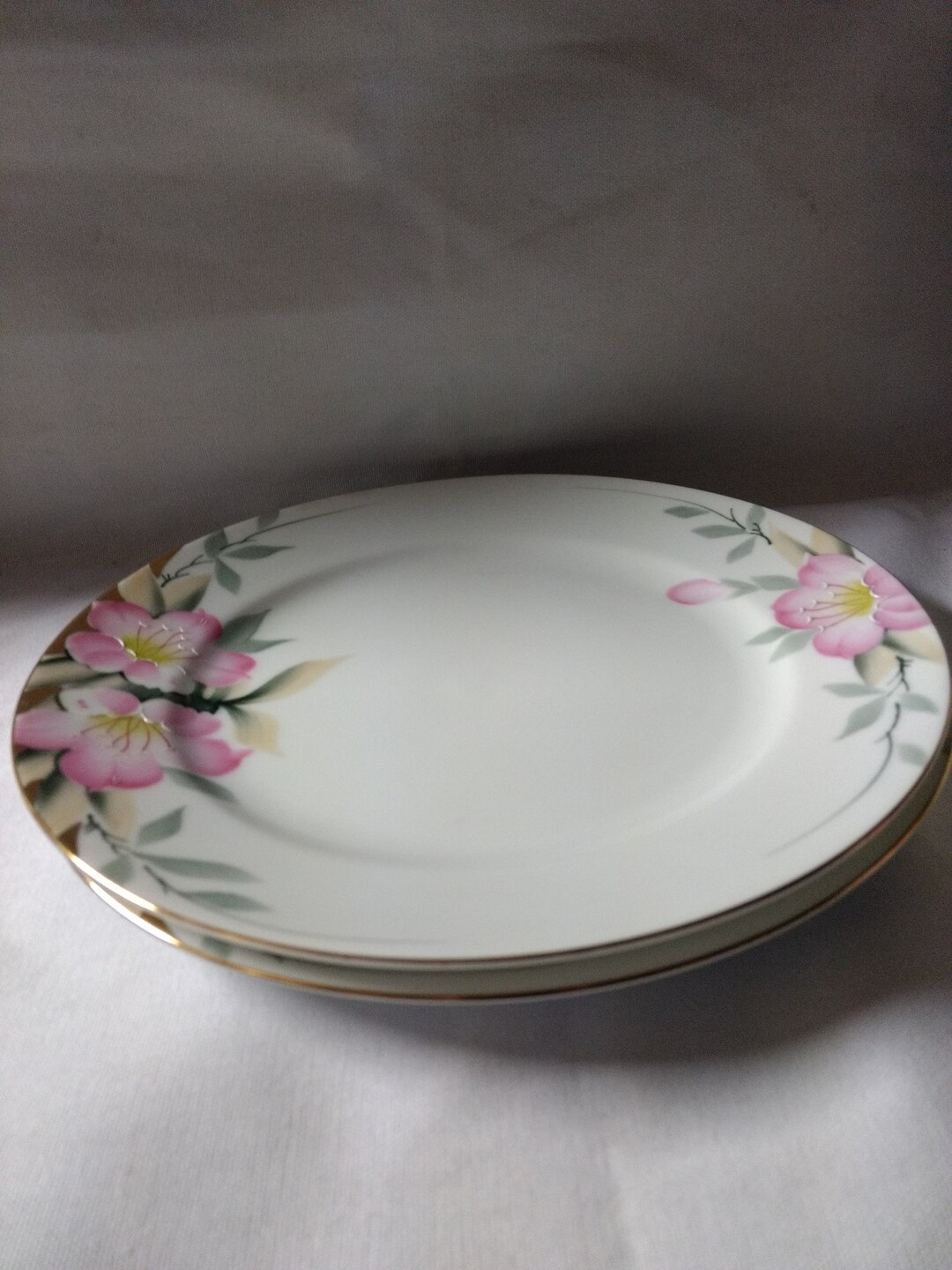 2-dinner Plates 9 7/8" Noritake Azalea Pattern ,red Mark - Etsy
