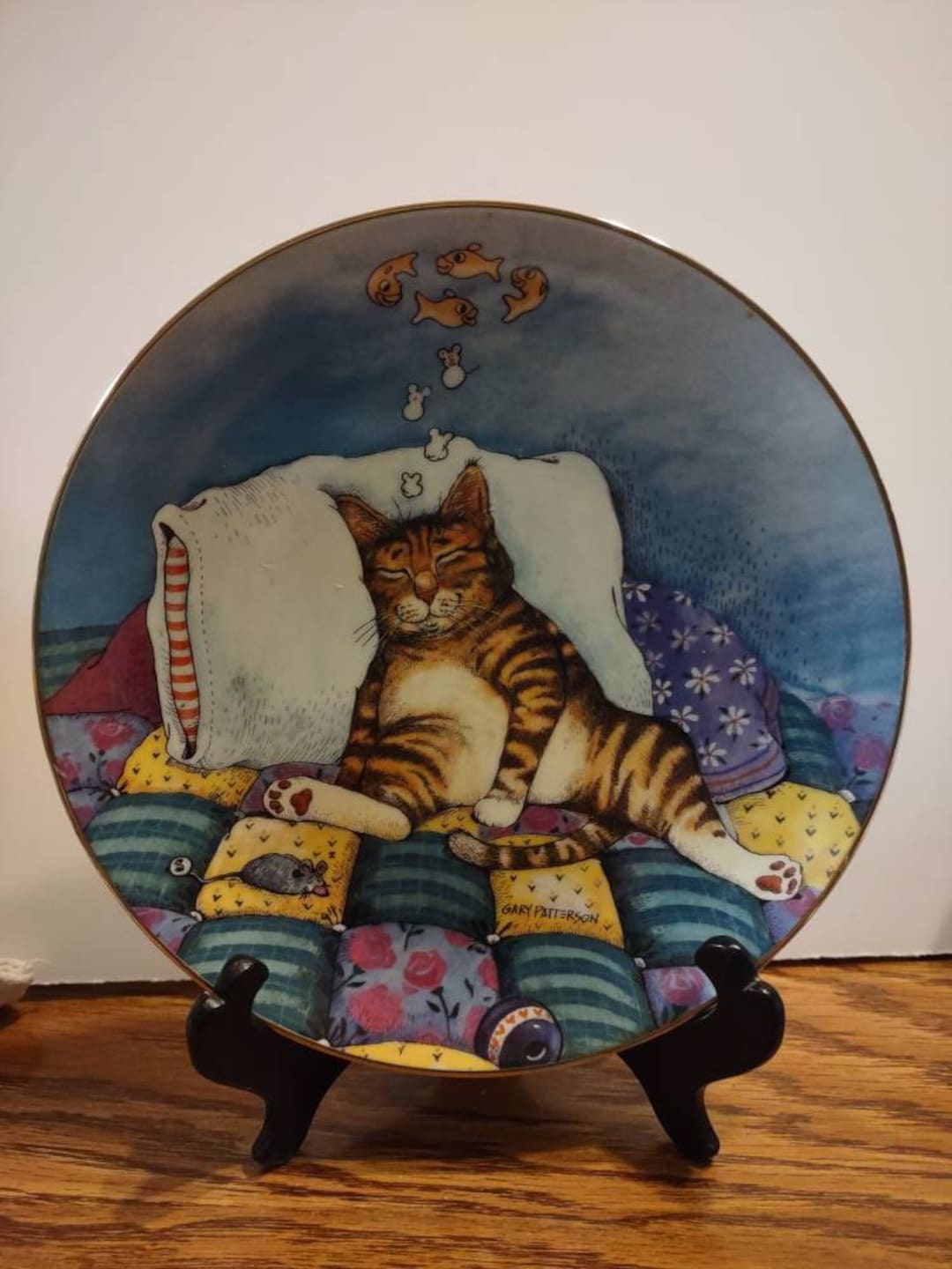 Cat Nap Plate - Etsy