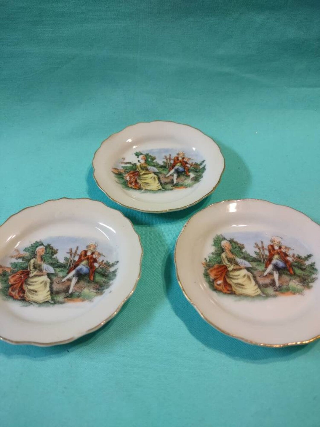 Victorian Miniature Butter Pat's,or Tea Bag Holder. - Etsy