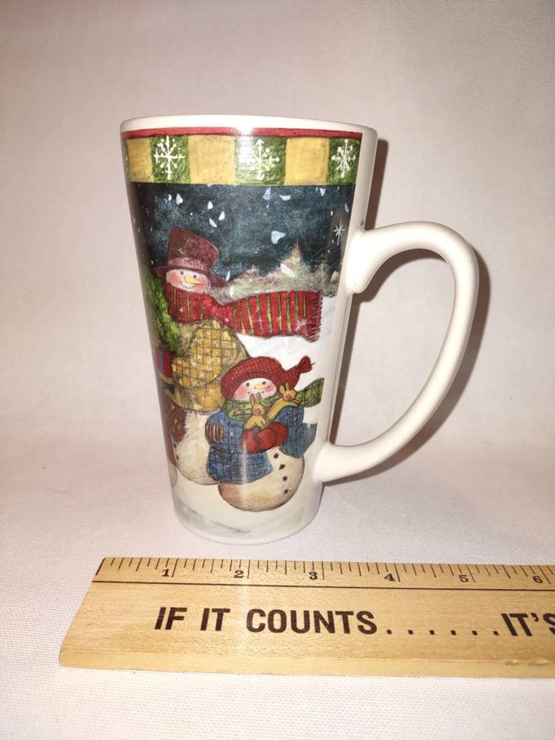 Snowman Latte, Coffee or Tea Mug - Etsy
