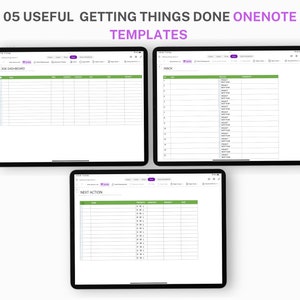 Onenote Digital Planner, Onenote Template, Project Planner Onenote ...