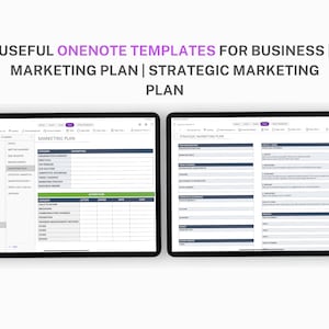 Onenote Business Planner, Onenote Digital Planner, Project Planner ...