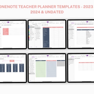 Onenote Teacher Planner, Onenote Digital Planner, Project Planner ...