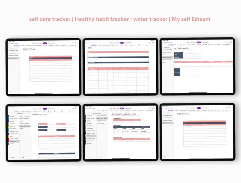 Onenote Teacher Planner, Onenote Digital Planner, Project Planner ...