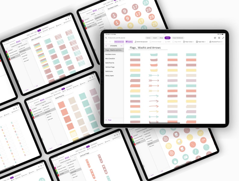 Onenote Digital Planner, Onenote Template, Project Planner Onenote ...