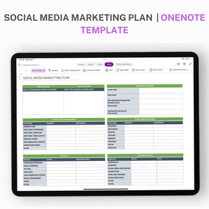 Onenote Business Planner, Onenote Digital Planner, Project Planner ...