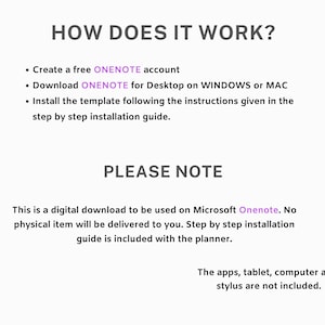 Onenote Business Planner, Onenote Digital Planner, Project Planner ...
