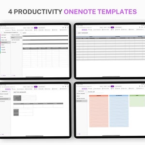 Onenote Digital Planner, Onenote Template, Project Planner Onenote ...